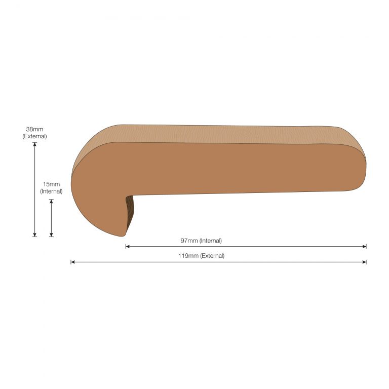 119mm Capping Rail - Flexiteek Web Store